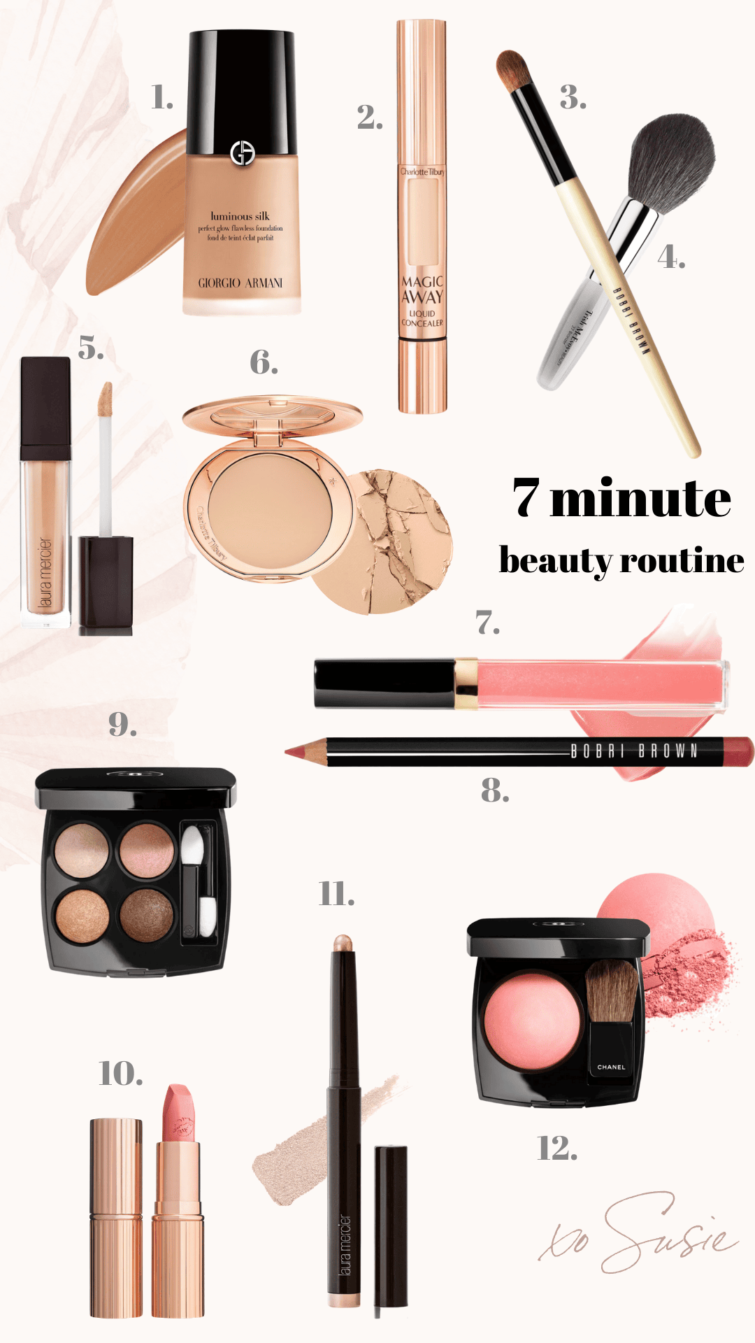 7 minute beauty routine -- it's easy, I promise! | So Susie